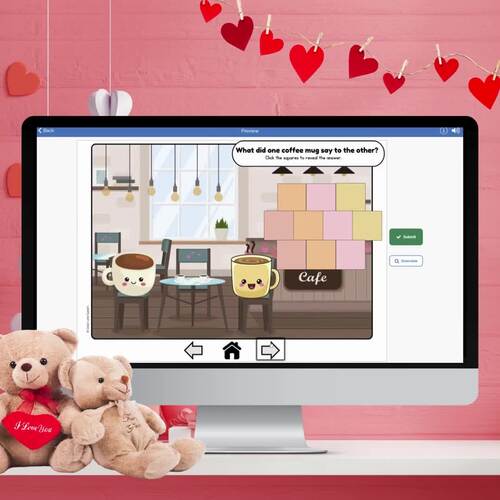 Valentine's Day Artic | Jokes for High Repetitions | Boom Cards | All ...