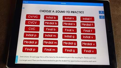 Articulation Recycling Early Sounds BOOM Cards Distance Learning