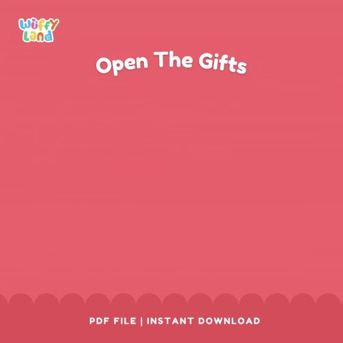 Open The Gifts Printable Game - 12 Pages PDF | Fun Kids Activity ...