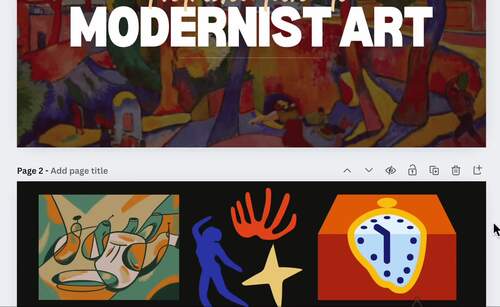 High School Art Project & Cubism, Surrealism, Fauvism Art History Lesson