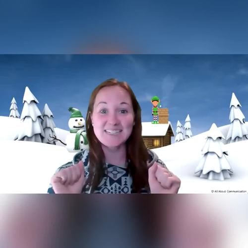 GREEN SCREEN Editable Christmas Bundle-NO PRINT/Distance Learning