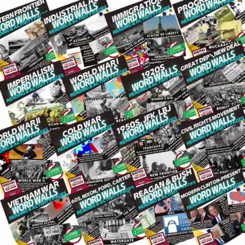 World War II Word Wall Activity Pages U.S. History Word Wall | TPT