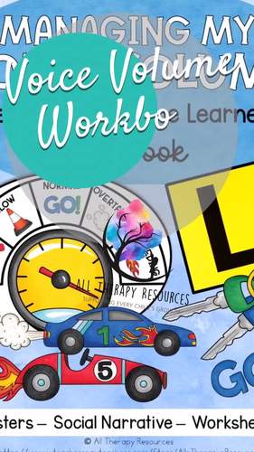 Classroom Voice Volume Scale Workbook - Poster Story Activity #NY$2dollars