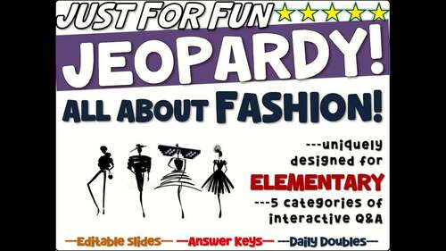 "THEME PARKS" Elementary Jeopardy: handouts, reading & interactive slides