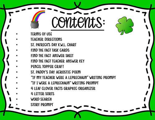 St. Patrick's Day Literacy Unit by Motivated Munchkins | TpT
