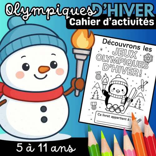 Jeux Olympiques d’Hiver – Cahier d’activités et coloriage | Hiver Milan ...