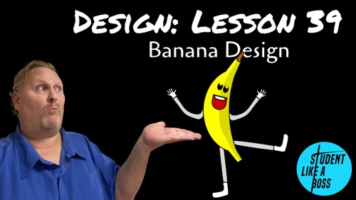STEAM Banana Design: Digital Art Google Drawings Lessons and Tech Sub Plans