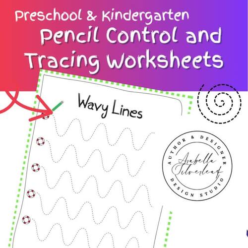 Preschool and Kindergarten Pencil Control and Tracing Worksheets