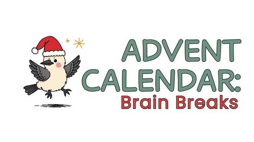 Australian Christmas Brain Breaks Advent Calendar with Interactive ...