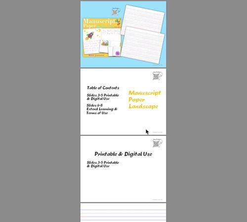 Printable Handwriting Paper – Manuscript, Ruled, & Graph Sheets K–2nd Grade