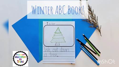 Winter Holiday Blank ABC Book | Christmas, Hanukkah, Kwanzaa Writing ...