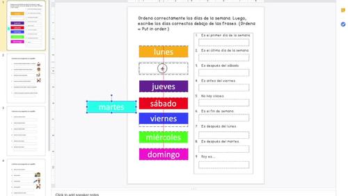 Spanish Days and Months los días y meses Digital Activities Distance ...