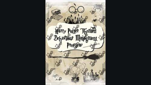 Harry Potter Themed Behaviour Managment Bundle (Plus Free Classroom ...