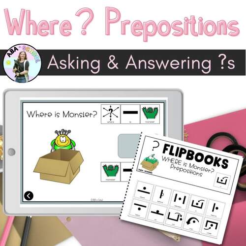 Asking and Answer Questions WHERE Prepositions | Speech and ABA Therapy ...