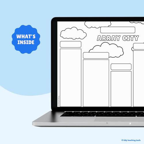 Build an Array City | No Prep Repeated Addition & Multiplication Activity