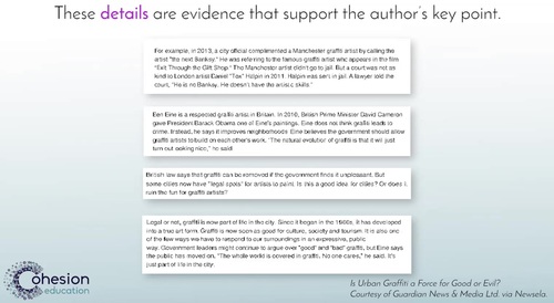 Explain How the Author Supports Reasons in a Text by Cohesion Education Explain How the Author Supports Reasons in a Text by Cohesion Education