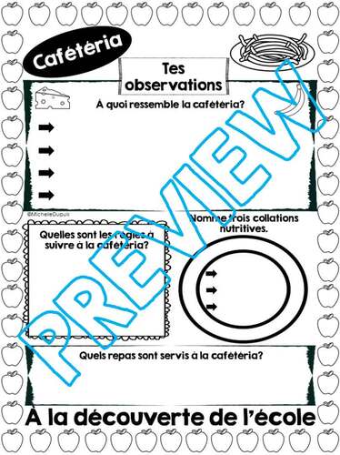 À la découverte/Visite de l'école - La Rentrée scolaire - French Back ...