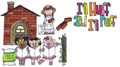 3 Pigs clip art 2025 Literature clip art Fairy Tale clip art COLORED ...