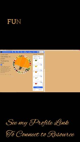 Thanksgiving & FALL BINGO- 32 Printable Cards +DIGITAL Spinner | Colors ...