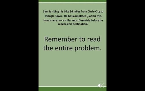 Bar Modeling Center - Singapore Math - PSSA - Common Core - Word Problems