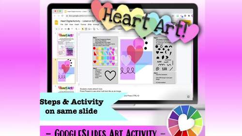 PDF Digital Heart Valentines Day Activity for Distance Learning w ...