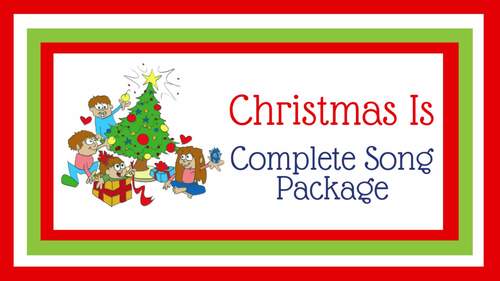 Christmas Program Song Package with Backing Track by Lisa's Classroom Songs
