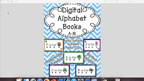 Digital Alphabet Books Bundle Letters A-Z by The Kinder Krew | TPT