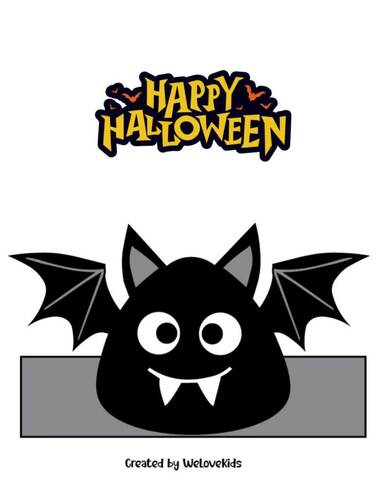 Bat Headband Magic: Spooky and Simple Halloween Craft! by WeLoveKids