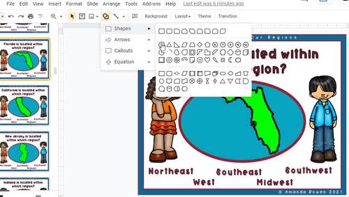 US Regions Digital Activity by Amanda Bowen - The Sci Ed Teacher