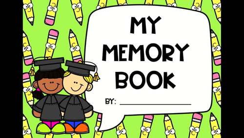 Editable End of the Year Memory Book | Graduation | End of the year ...