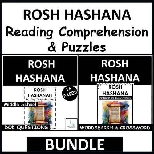 Rosh Hashana Reading Comprehension Activities | Puzzles | September ...