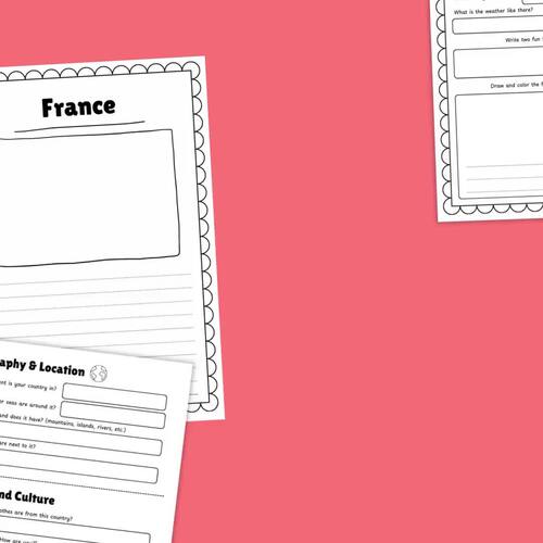 Western Europe Country Research Bundle | Austria, Belgium, France ...