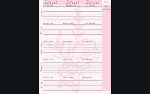 Lesson Planning Bundle (Pink Theme) by Kismet Creations | TPT