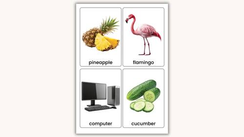Three-Syllable Words Flashcards | Real Photo Vocabulary Cards | Phonics ...