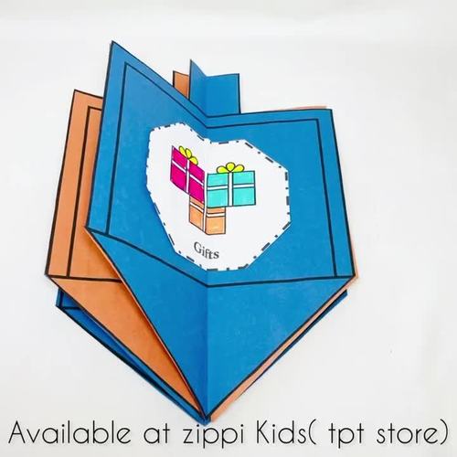 Hanukkah Dreidel 3D Craft | Winter Holidays around the world | Hanukkah ...