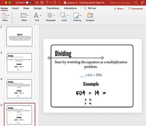 Multi-Digit Whole Numbers & Decimals Lessons with Editable Slides ...