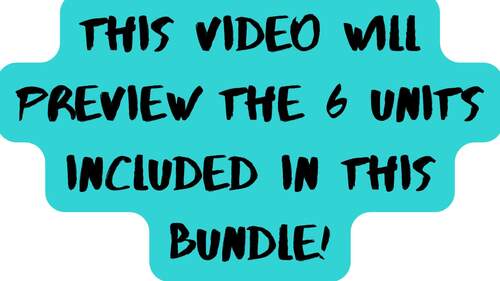 AP® Literature BUNDLE Units 1-6 by Here to Teach | TPT