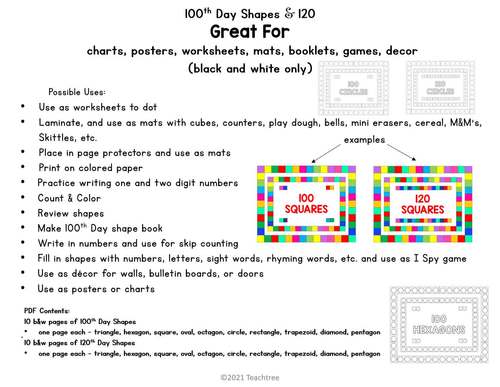 Creative Math Activities for 100 Days: Fun Ways to Use Printable Mats