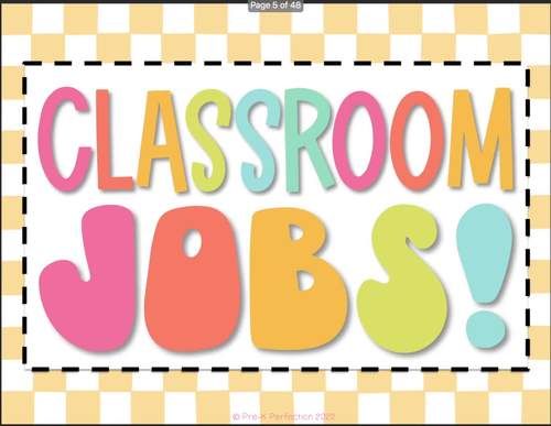 Y2K Checkered Chick CLASSROOM JOBS | Groovy decor | EDITABLE | TPT