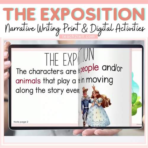 Narrative Writing The Exposition | Orientation Plot Elements Print ...