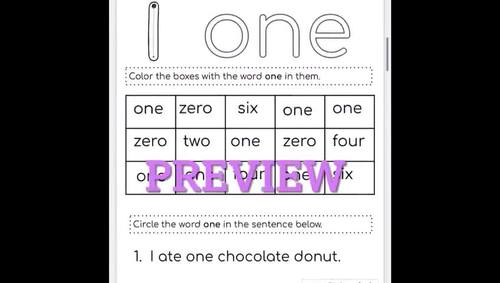 Number Name Digital Activities - 0-20 by Miss Marielle's Classroom