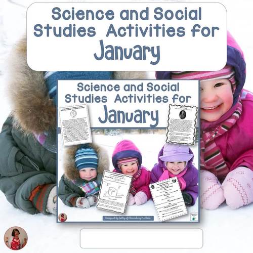 January Science & Social Studies Activities Printables & Worksheets