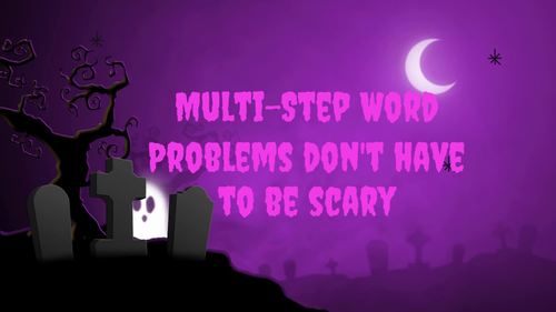Halloween Multi-Step Word Problems Pixel Art with Printables - 3.OA.8 ...