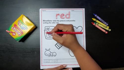 Colors Packet: Worksheets and Activities 55 pages by Miss Synthia