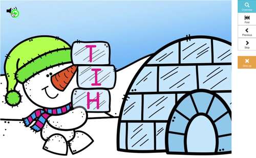 Winter Uppercase Letter Name Recognition Boom Cards | TPT