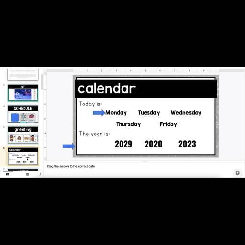 Winter Language Push-In Activities and Template: Printable & Google Slides