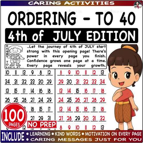Ordering numbers fact fluency Within 40 Goal Way Set Joy Start - 4th of ...