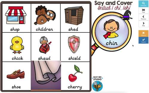 CH SH Articulation Boom Cards | Articulation Halloween Themed Puzzles