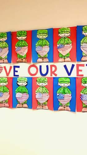 Veterans Day Bulletin Board - Military Branches Craft, Thank you ...