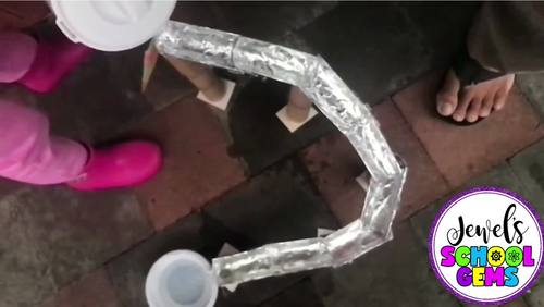 Water Slide Summer and End of the Year STEM Activity & Challenge | Forces